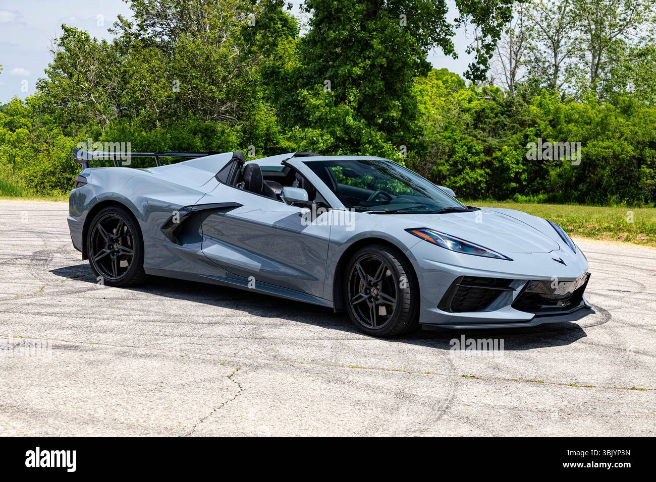 2025 Corvette Z51 Sports car on pavement Stock Photo - Alamy