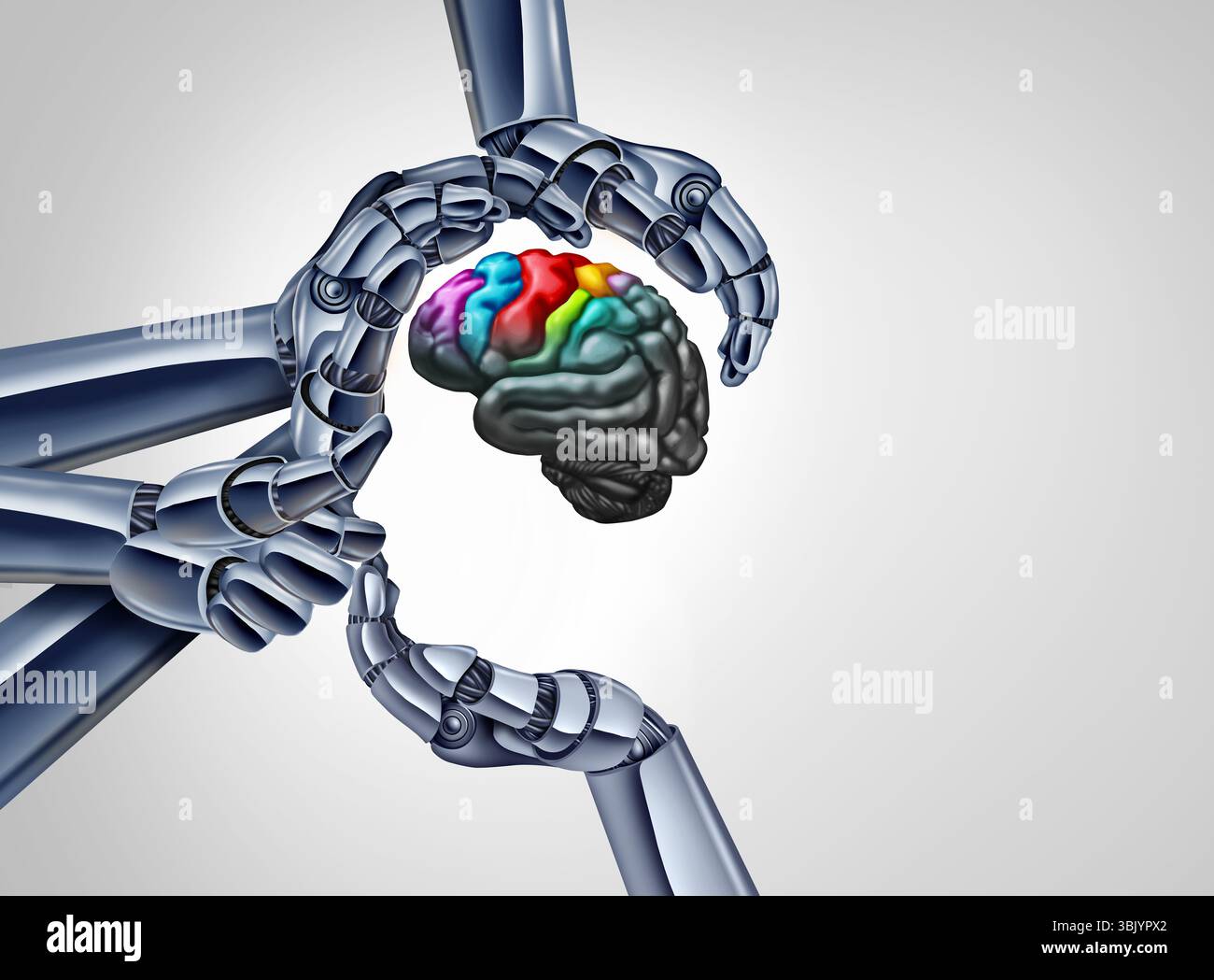 AI therapy and robot therapist as neural interface interacting with a ...