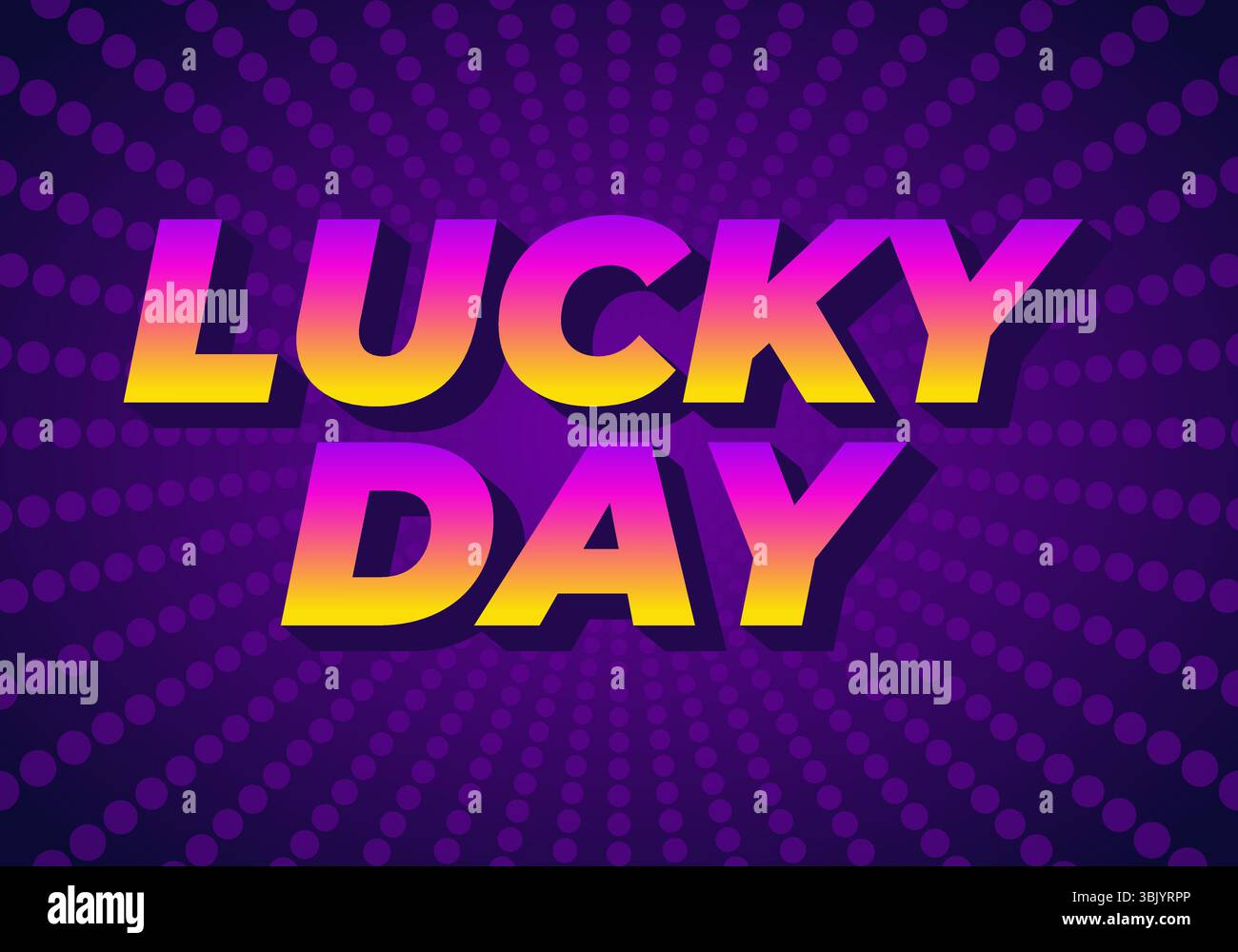 Retro comic style text with vibrant gradient color combination Stock ...