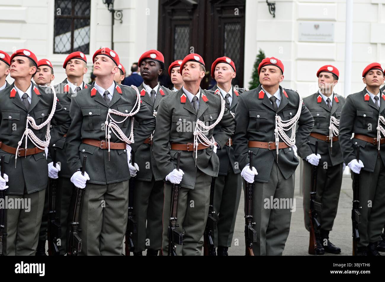 Vienna, Austria. June 16, 2025. The Guard Battalion of the Austrian ...