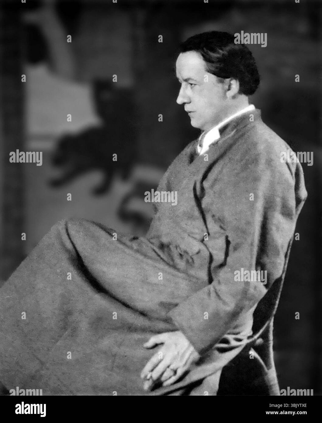 Edmund Dulac. Portrait of the French/British illustrator and stamp ...