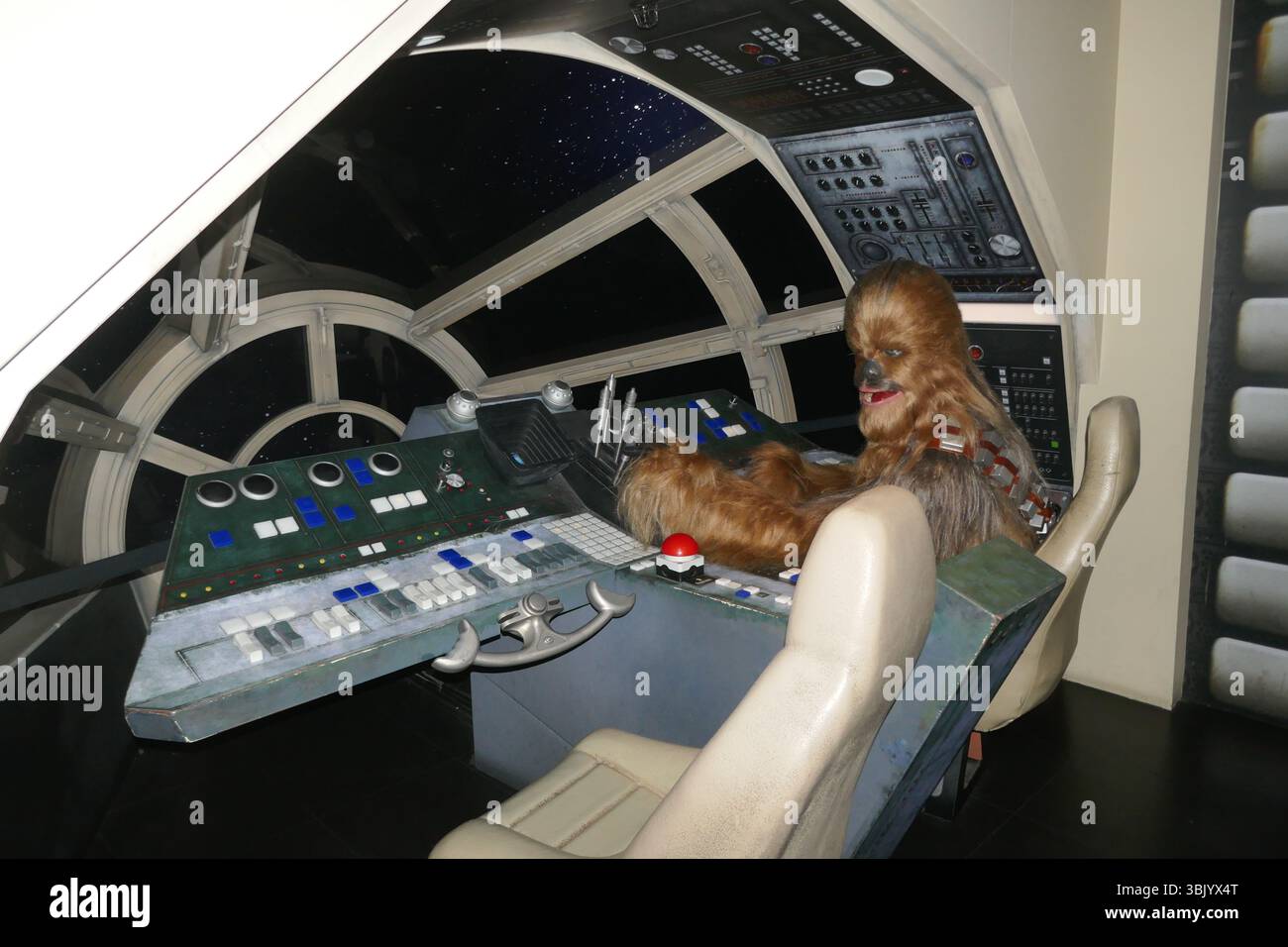 London, England 1st June 2025 Chewie Star Wars Peter Mayhew Wax Figure ...