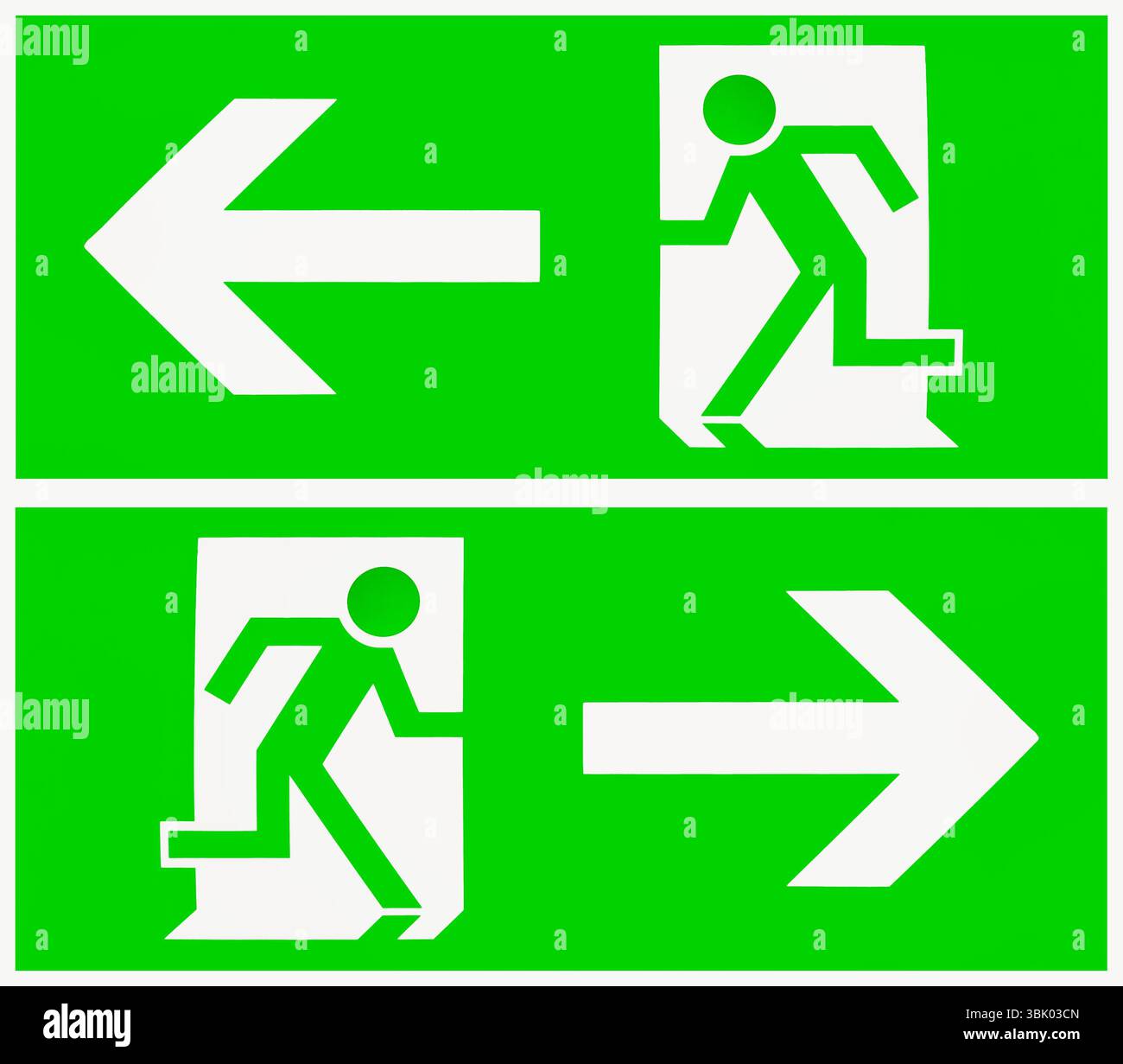 Fire exit in building Cut Out Stock Images & Pictures - Alamy