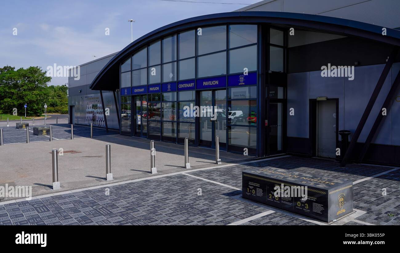 LEEDS, UK - JUNE 12, 2025 - Exterior view of Centenary Pavilion at ...