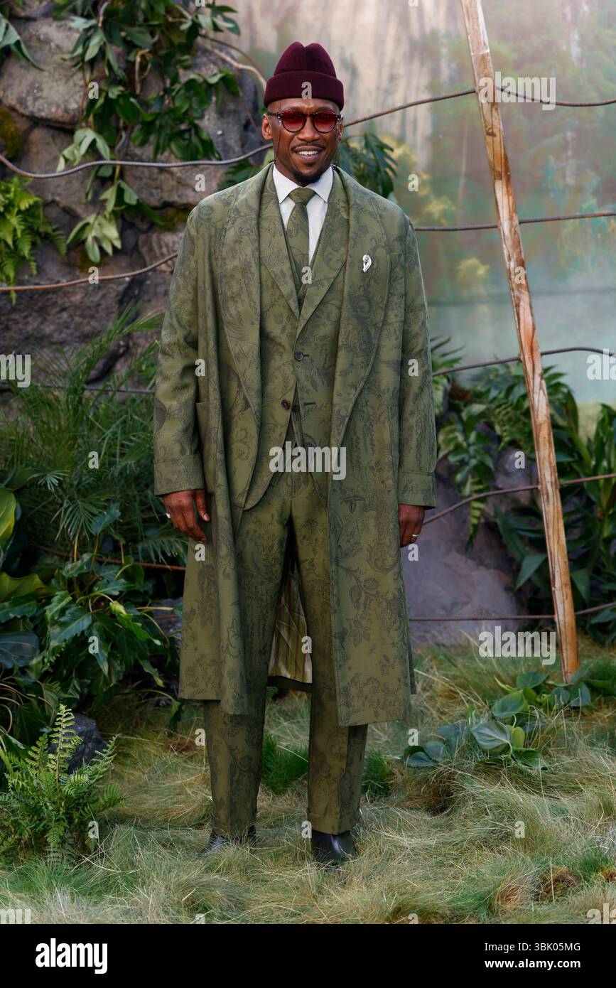 Mahershala Ali poses for photographers upon arrival at the premiere of ...