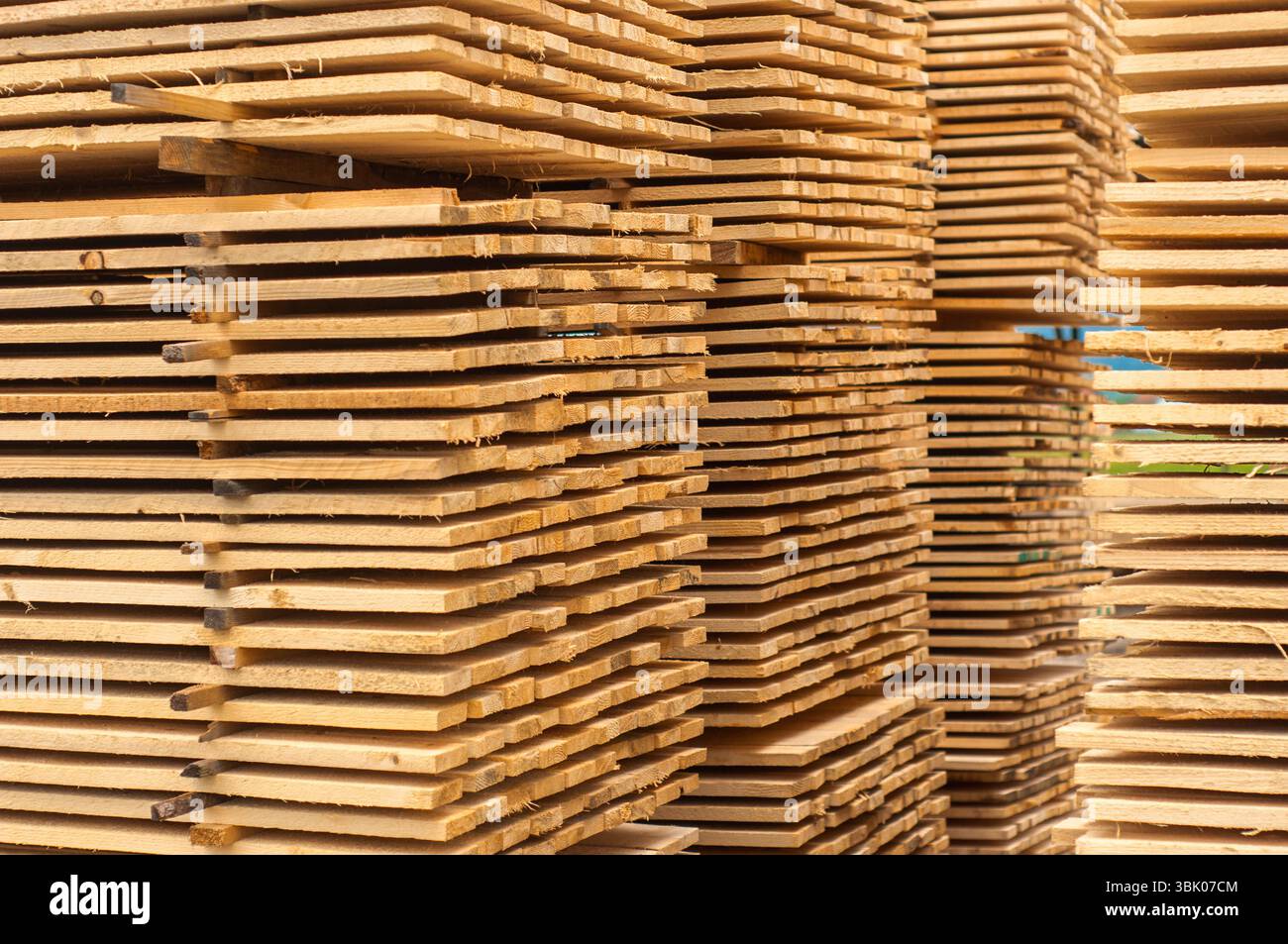Stacked new wooden boards hi-res stock photography and images - Alamy