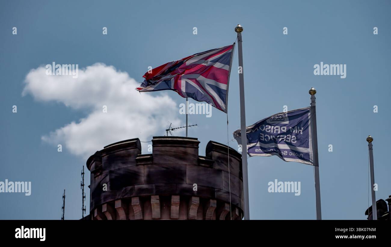 Hm prison service flag hi-res stock photography and images - Alamy