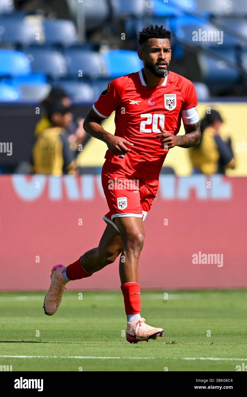Los Angeles, CA. 16th June, 2025. Panama midfielder, Anibal Godoy (20 ...