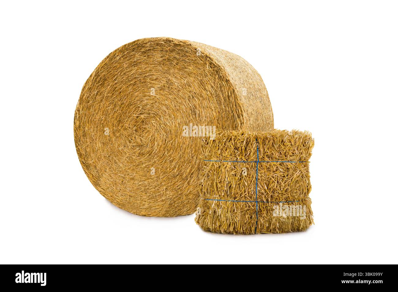 Field wheat bale Cut Out Stock Images & Pictures - Alamy