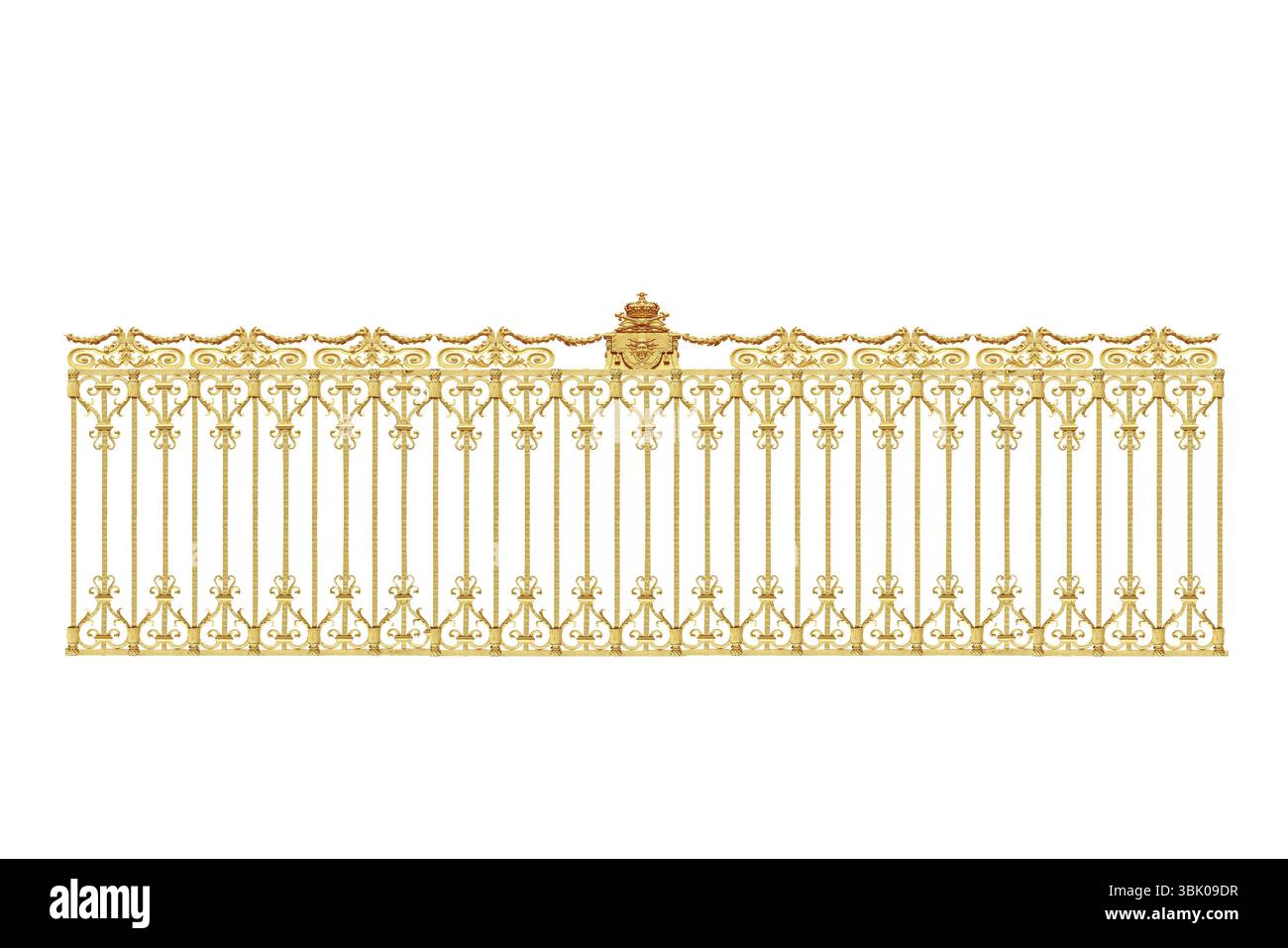 Palace gate detail Cut Out Stock Images & Pictures - Alamy