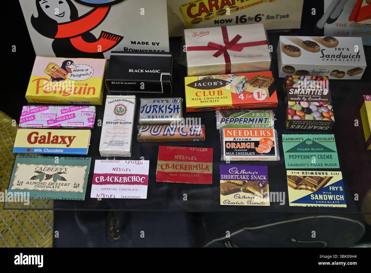 A variety of old Chocolate bars + brands - Museum of Brands - London UK ...