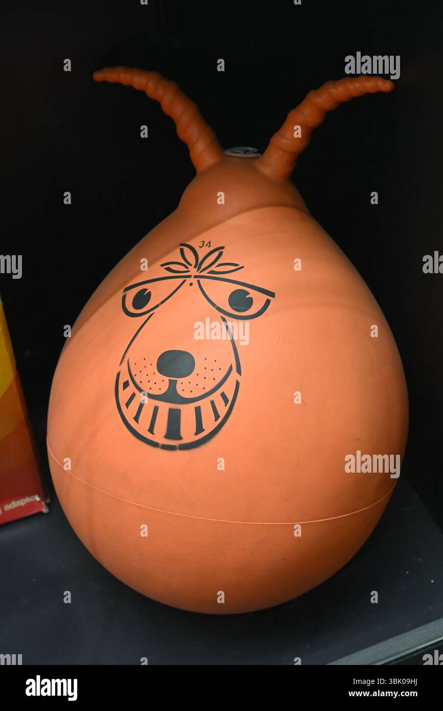 A Space Hopper toy - Museum of Brands - London UK Stock Photo - Alamy