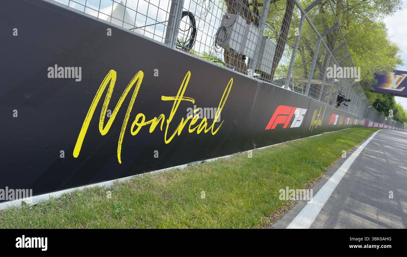 Montreal, Canada - June 12, 2025: A view of the "Montréal" signage and ...