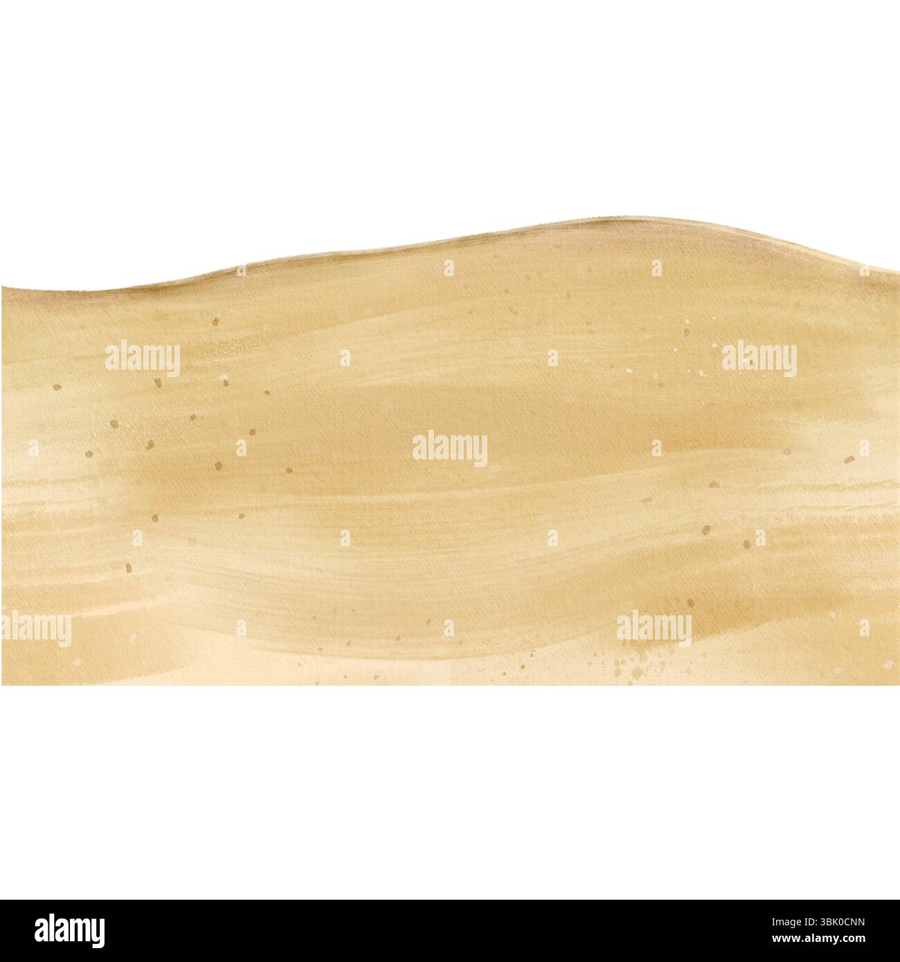 Watercolor illustration of soft golden sand texture. Hand-painted beach ...