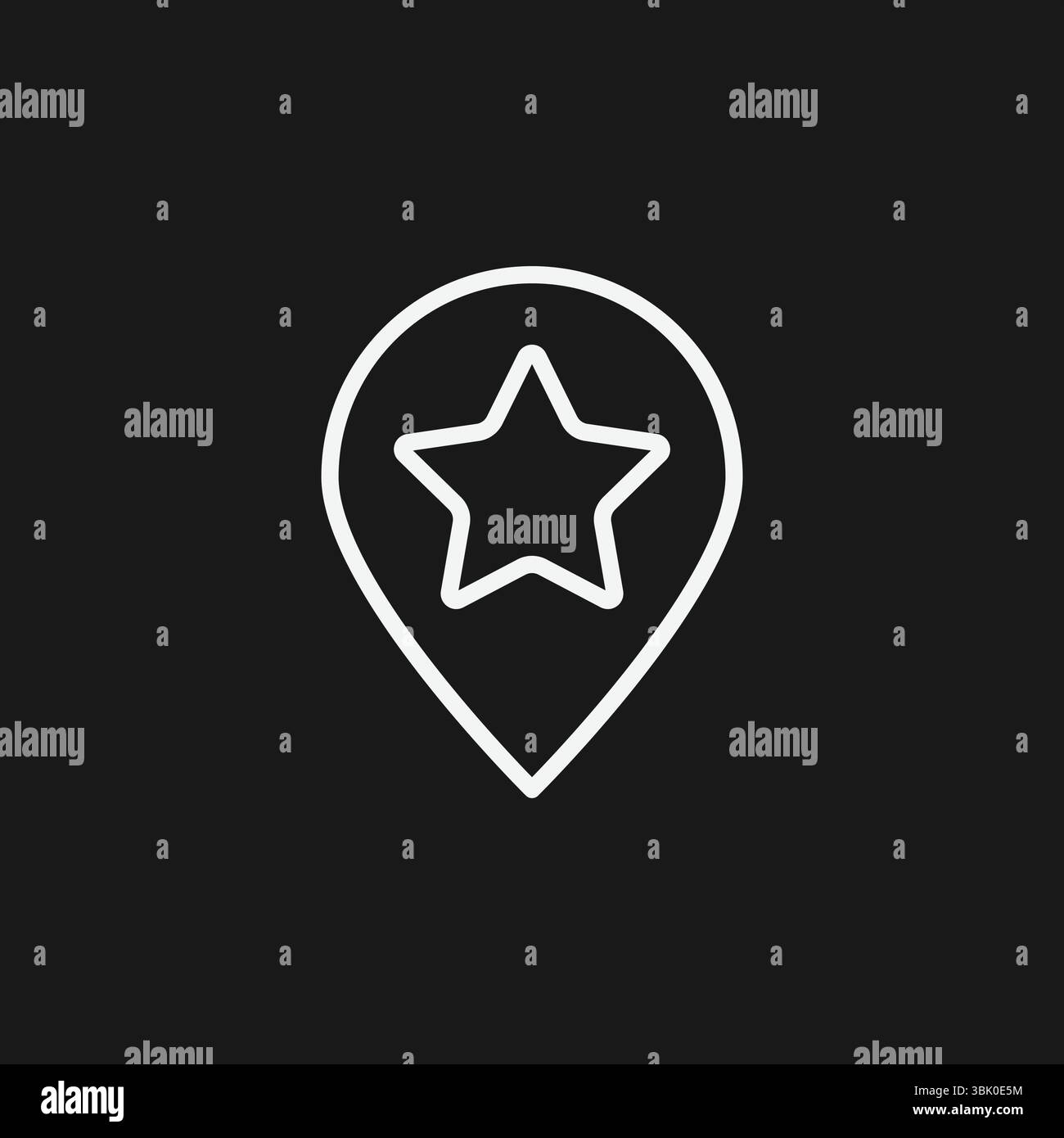 Highlighted location Stock Vector Images - Alamy