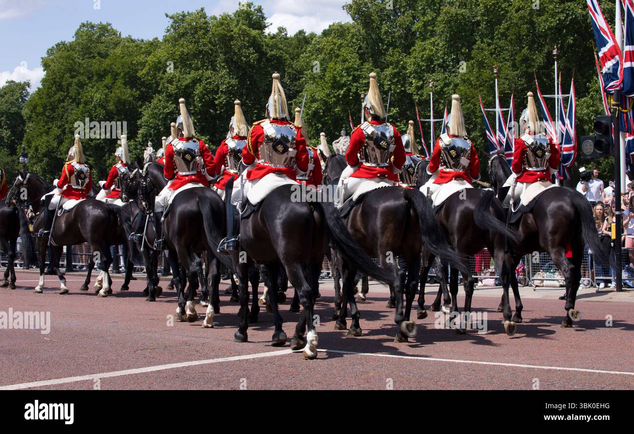 LifeGuards Trooping The Colour Color The Mall Westminster London 2025 ...