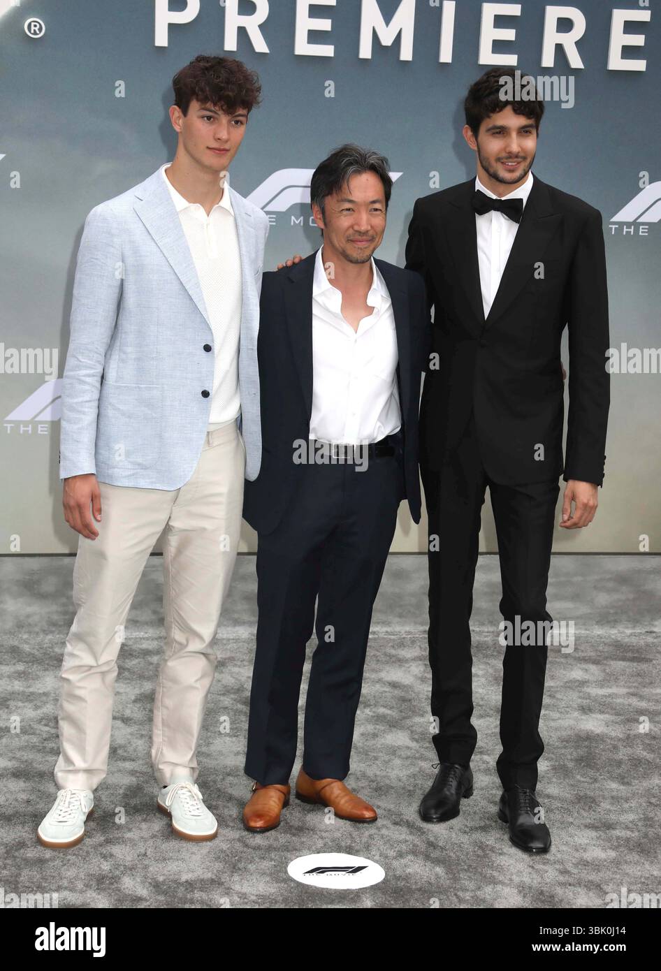 June 16, 2025, New York, New York, USA: F1 driver OLLIE BEARMAN, AYAO ...