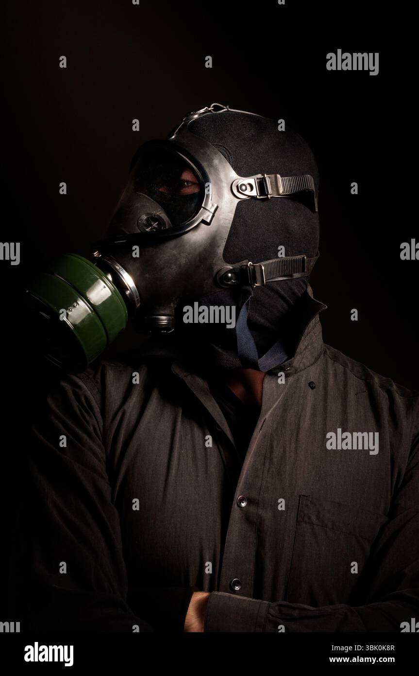 Man in white chemical protection hi-res stock photography and images ...