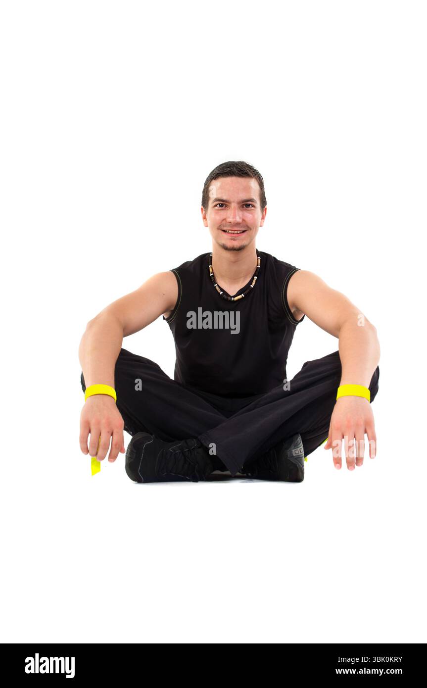 Young person sitting on Cut Out Stock Images & Pictures - Alamy