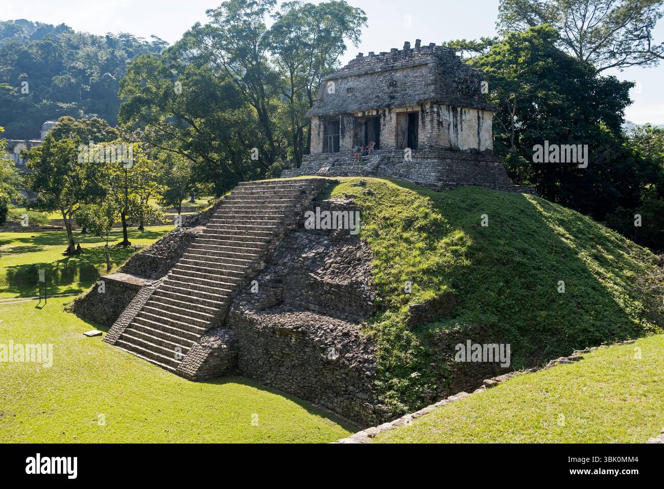 Palenque: A major Mayan Archaeological Site, Chiapas, Mexico Stock ...