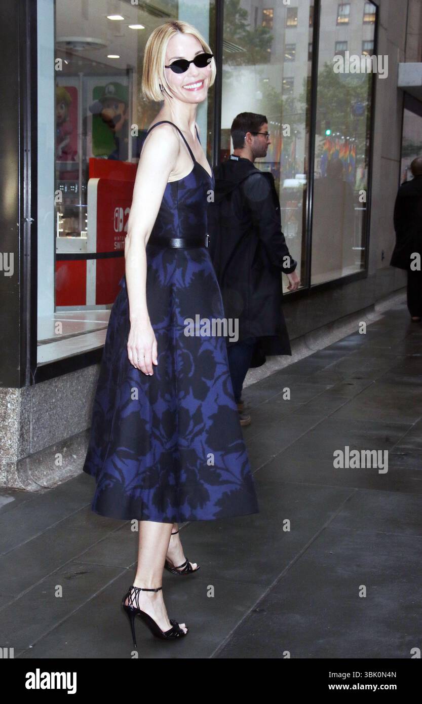 New York, NY, USA. 17th June, 2025. Leslie Bibb seen arriving at Today ...