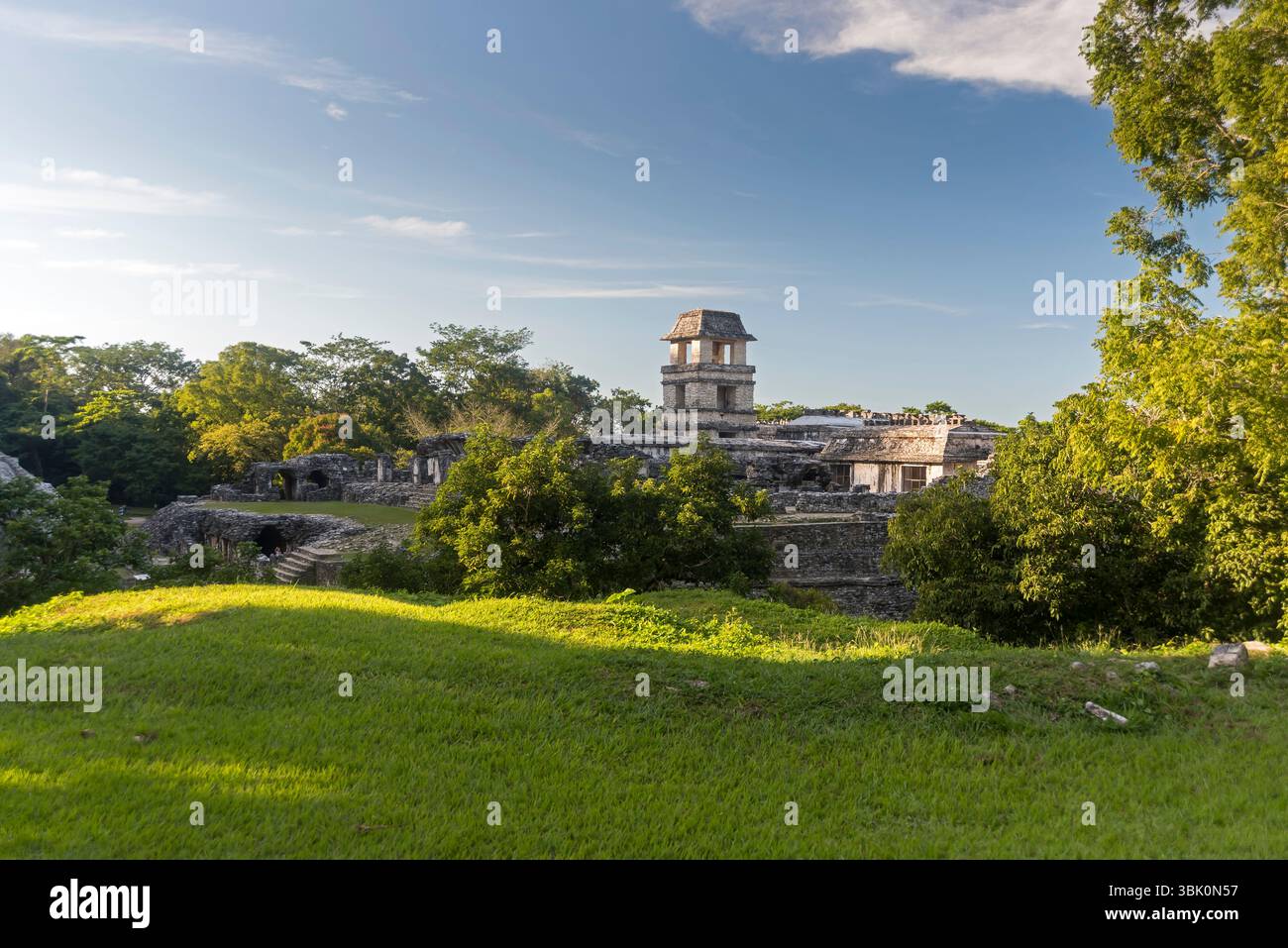 Palenque: A major Mayan Archaeological Site, Chiapas, Mexico Stock ...