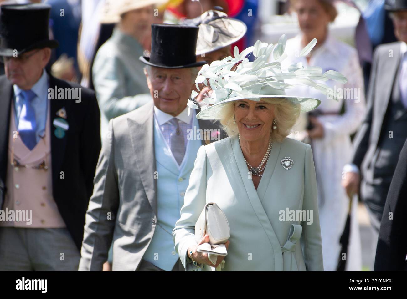 Ascot, Berkshire, UK. 17th June, 2025. The King and Queen at Ascot ...