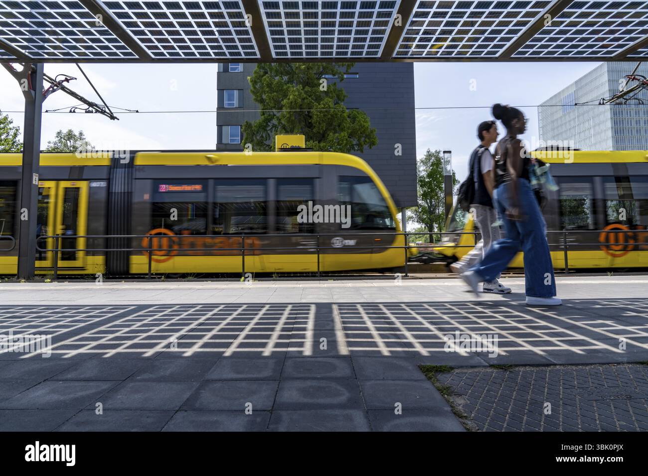 New bus and tram stops at Science Park Utrecht, Utrecht University, the ...