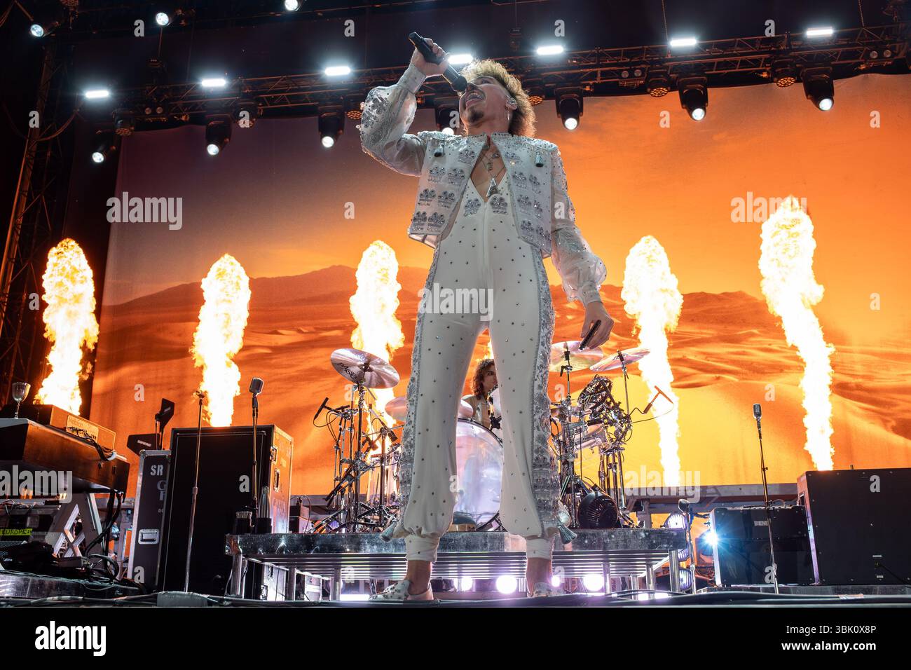 American Rock Band of Greta Van Fleet during their live concert at ...