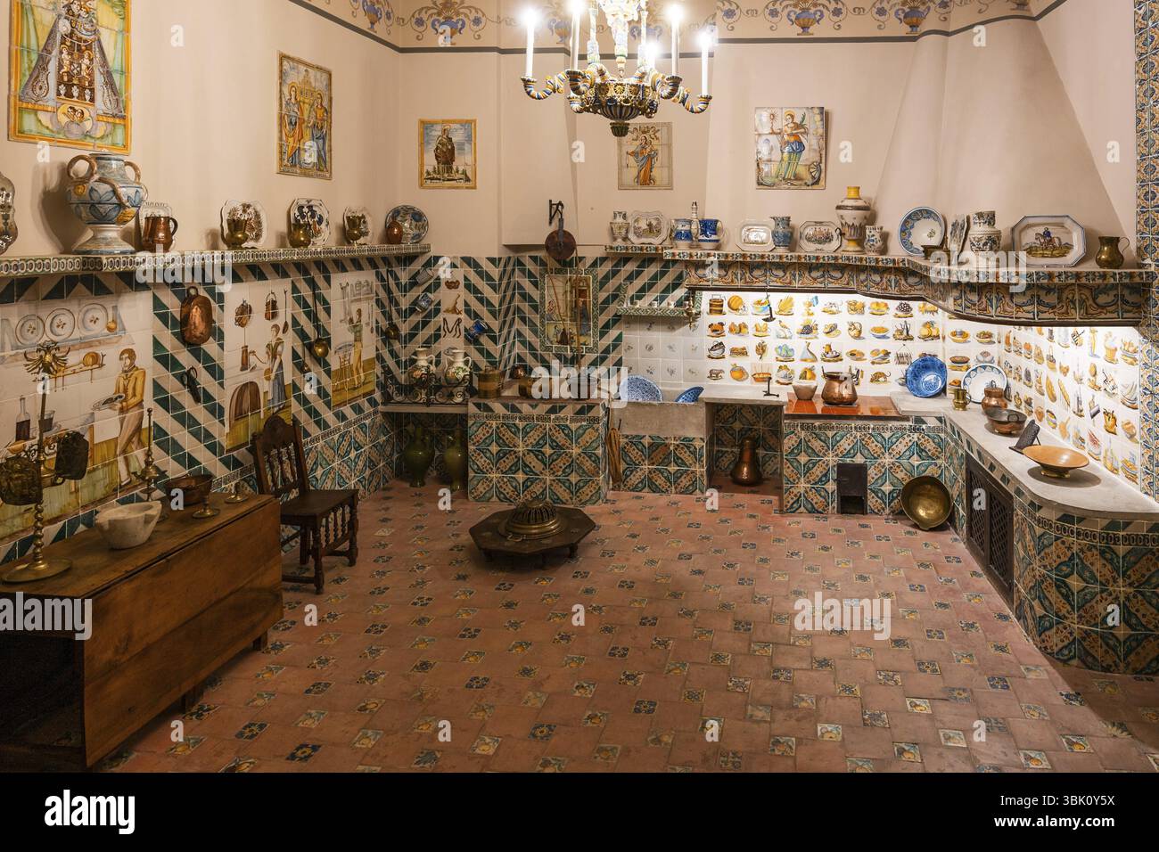 VALENCIA, SPAIN - FEBRUARY 7, 2025: The interior of a traditional ...
