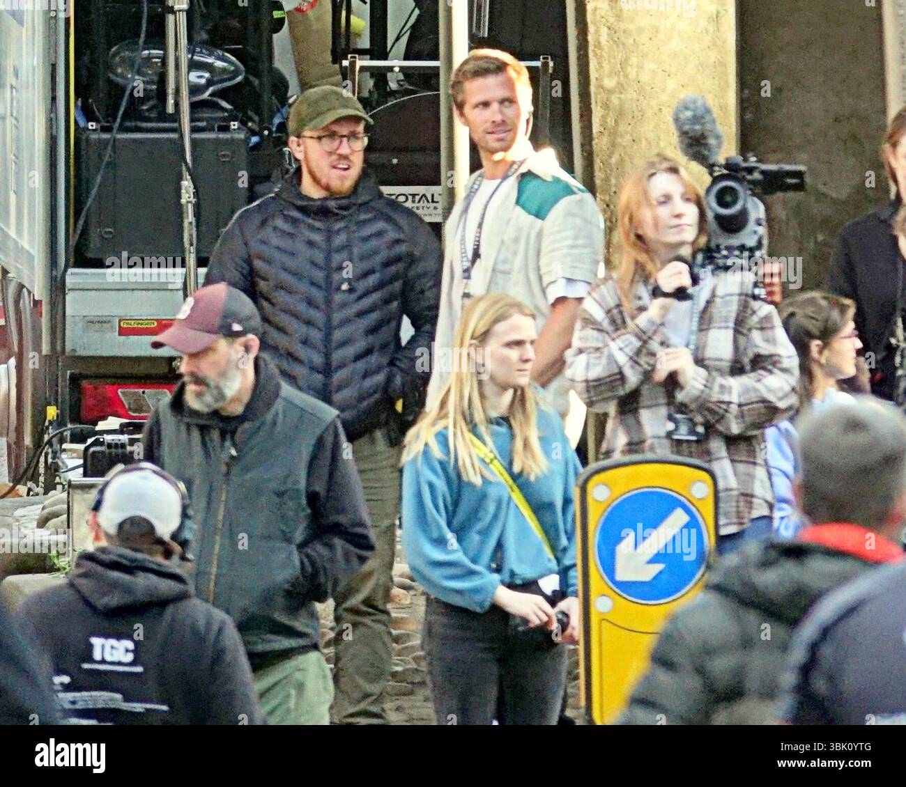 Glasgow, Scotland, UK. 17th June, 2025. Glen Powell chases a purple ...
