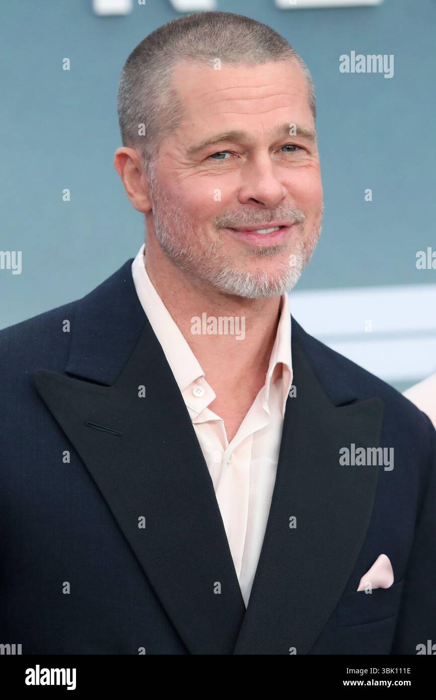 New York, New York, USA. 16 June 2025. Brad Pitt attends the “F1 The ...