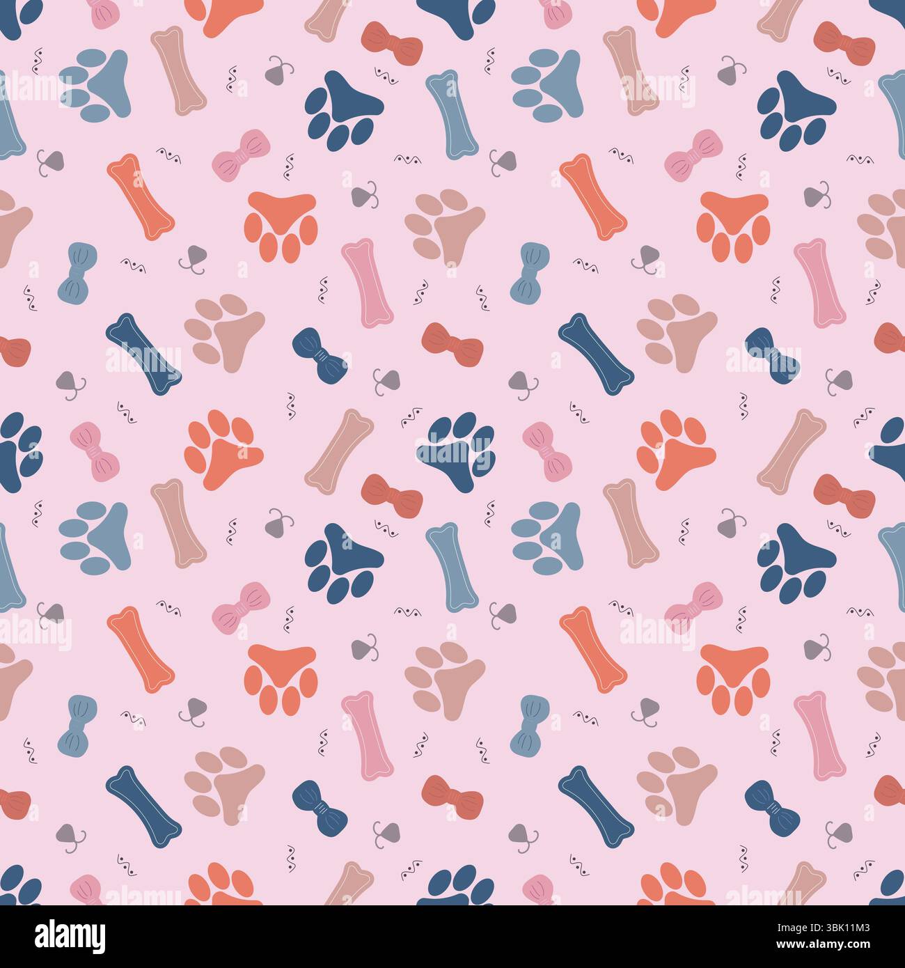 dog paw pattern Stock Vector Image & Art - Alamy