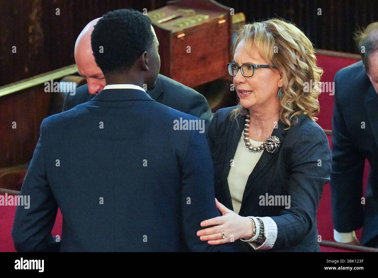 Charleston, United States. 17th June, 2025. Former Rep. Gabby Giffords ...