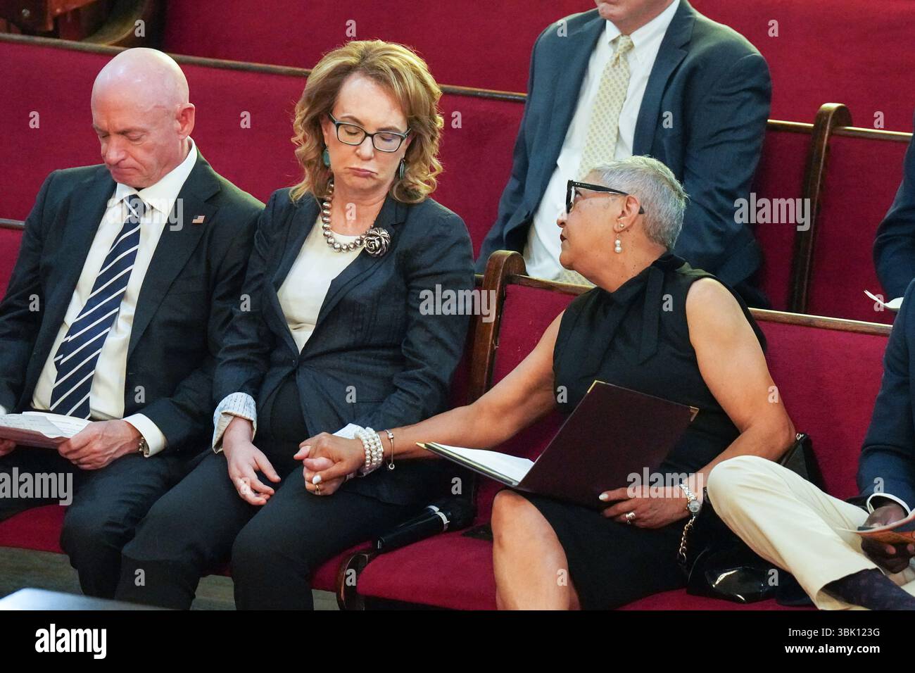 Charleston, United States. 17 June, 2025. Rev. Sharon Risher, right ...