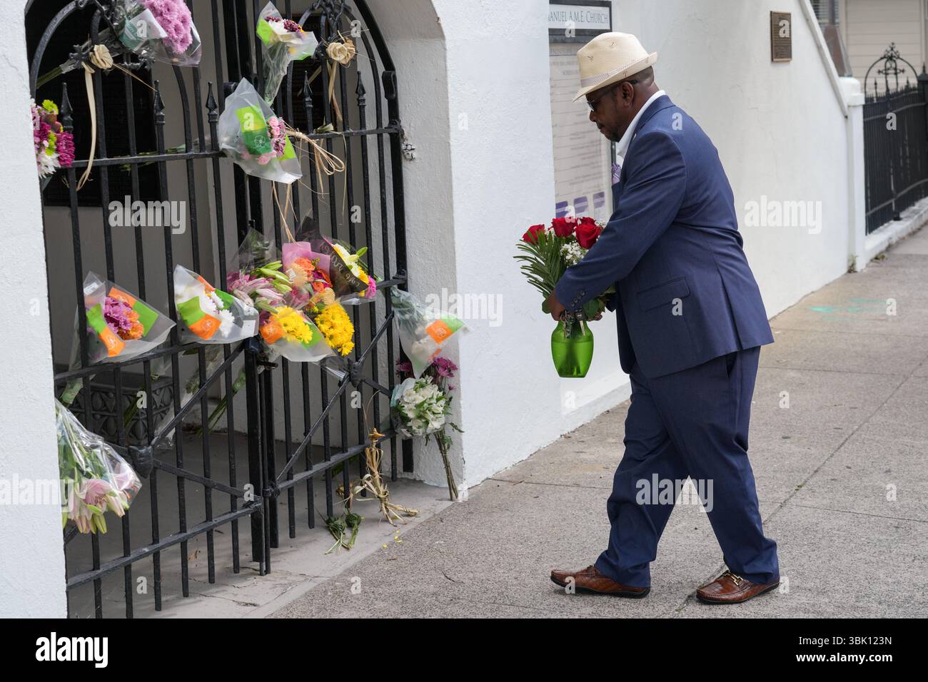 Charleston, United States. 17th June, 2025. Minister Wayne Singleton ...