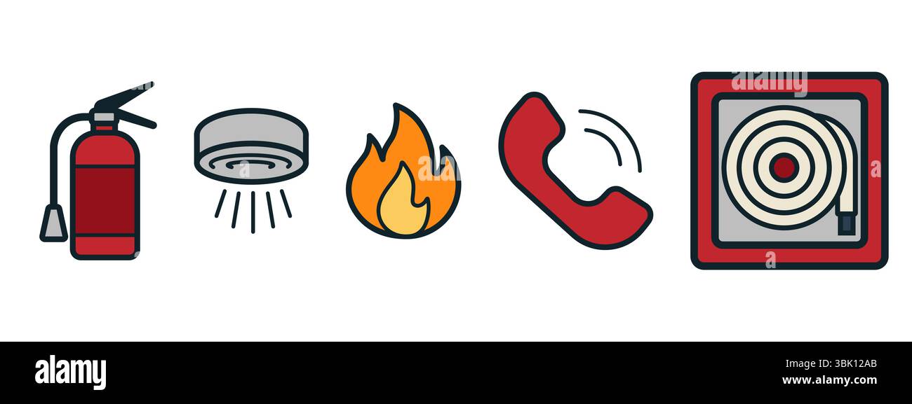 Community fire safety Cut Out Stock Images & Pictures - Alamy