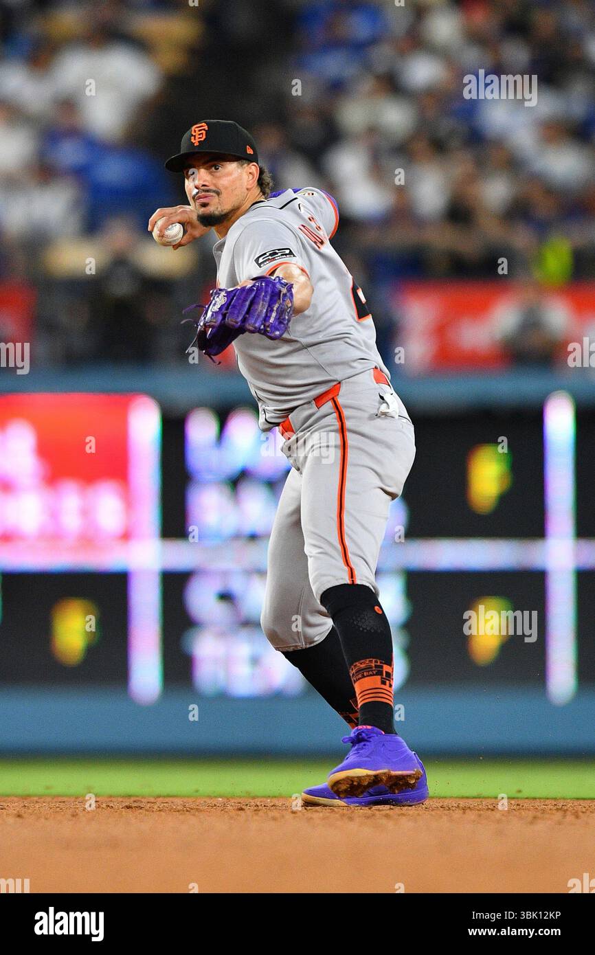 LOS ANGELES, CA - JUNE 14: San Francisco Giants shortstop Willy Adames ...