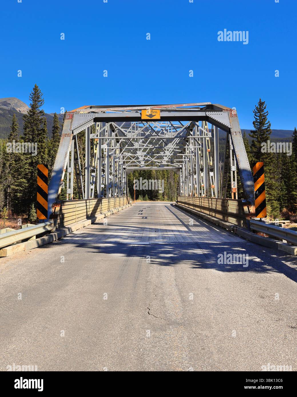 374 Metal, 9 panel, fixed bridge from 1950 on the Windermere Highway ...