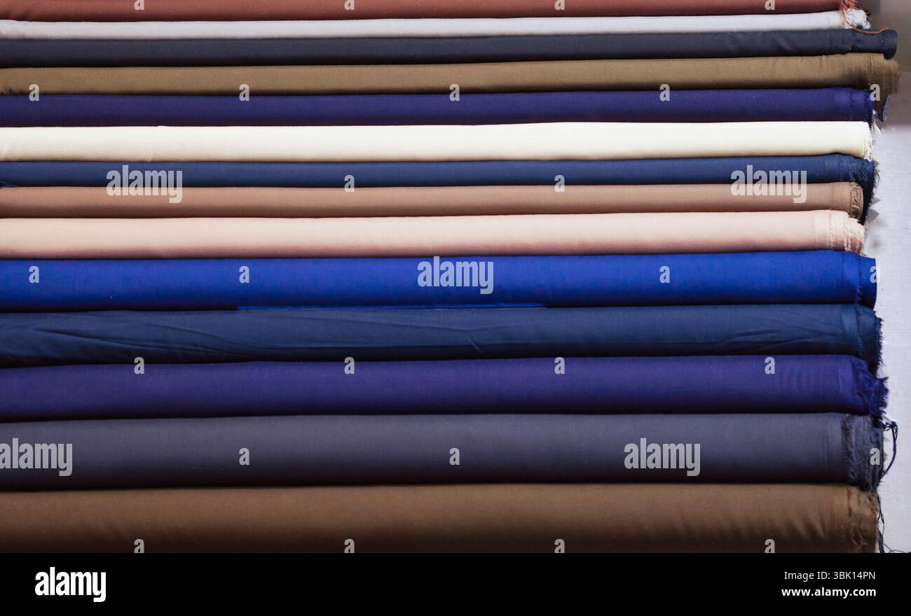 Fabric rolls hi-res stock photography and images - Alamy