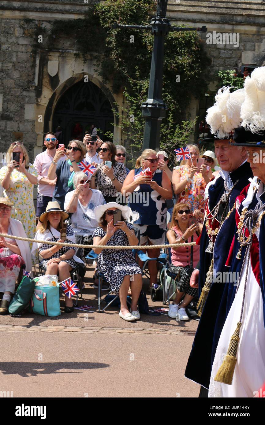King Charles Royal Garter 2025 Stock Photo - Alamy