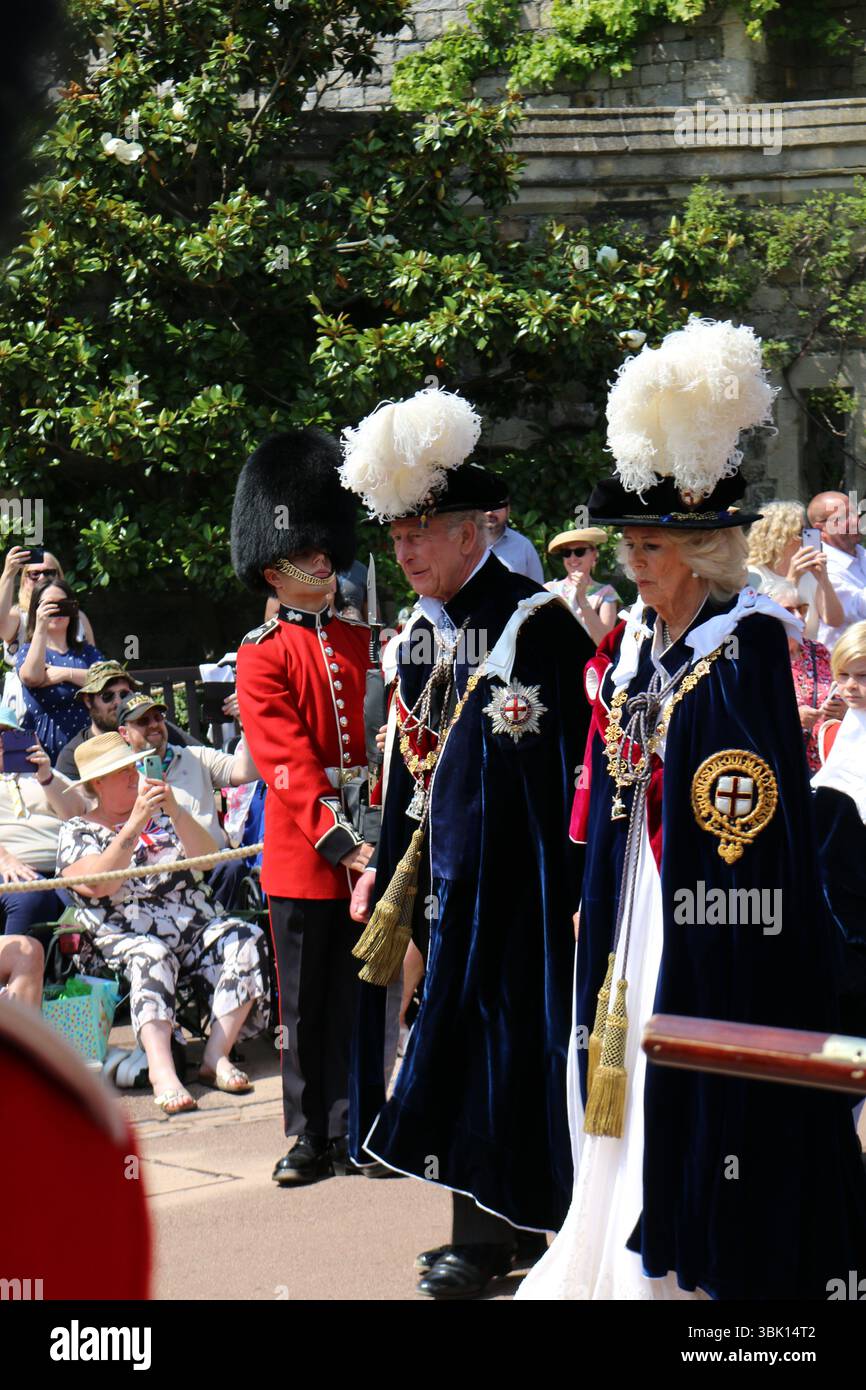 King Charles Royal Garter 2025 Stock Photo - Alamy