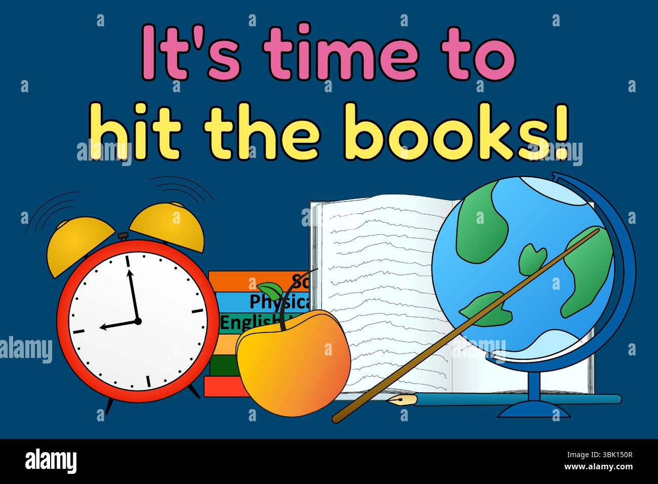 Apple alarm clock in Stock Vector Images - Alamy