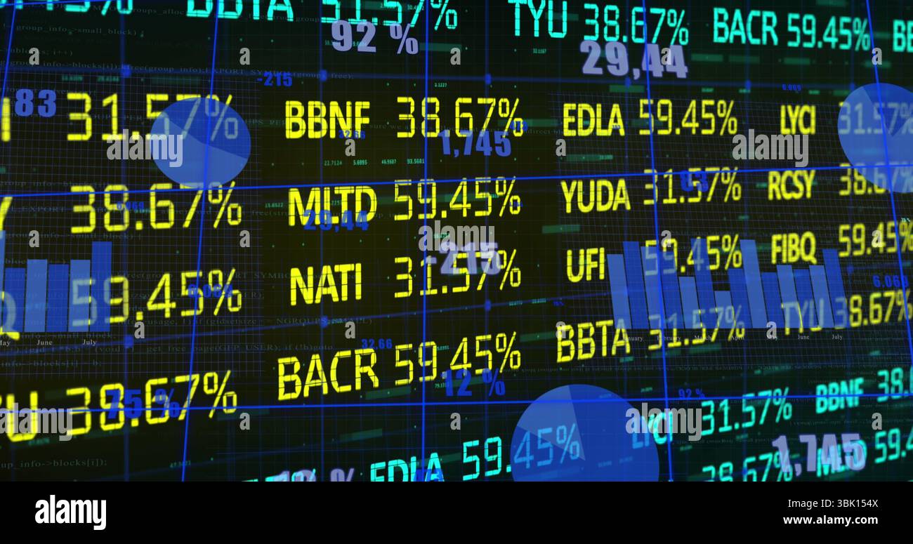 Trading floor electronic numbers hi-res stock photography and images ...