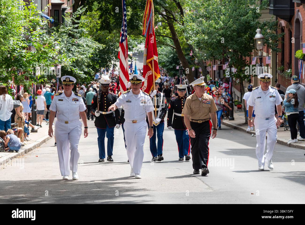 Bunker Hill Parade, honoring the anniversary of the Battle of Bunker ...