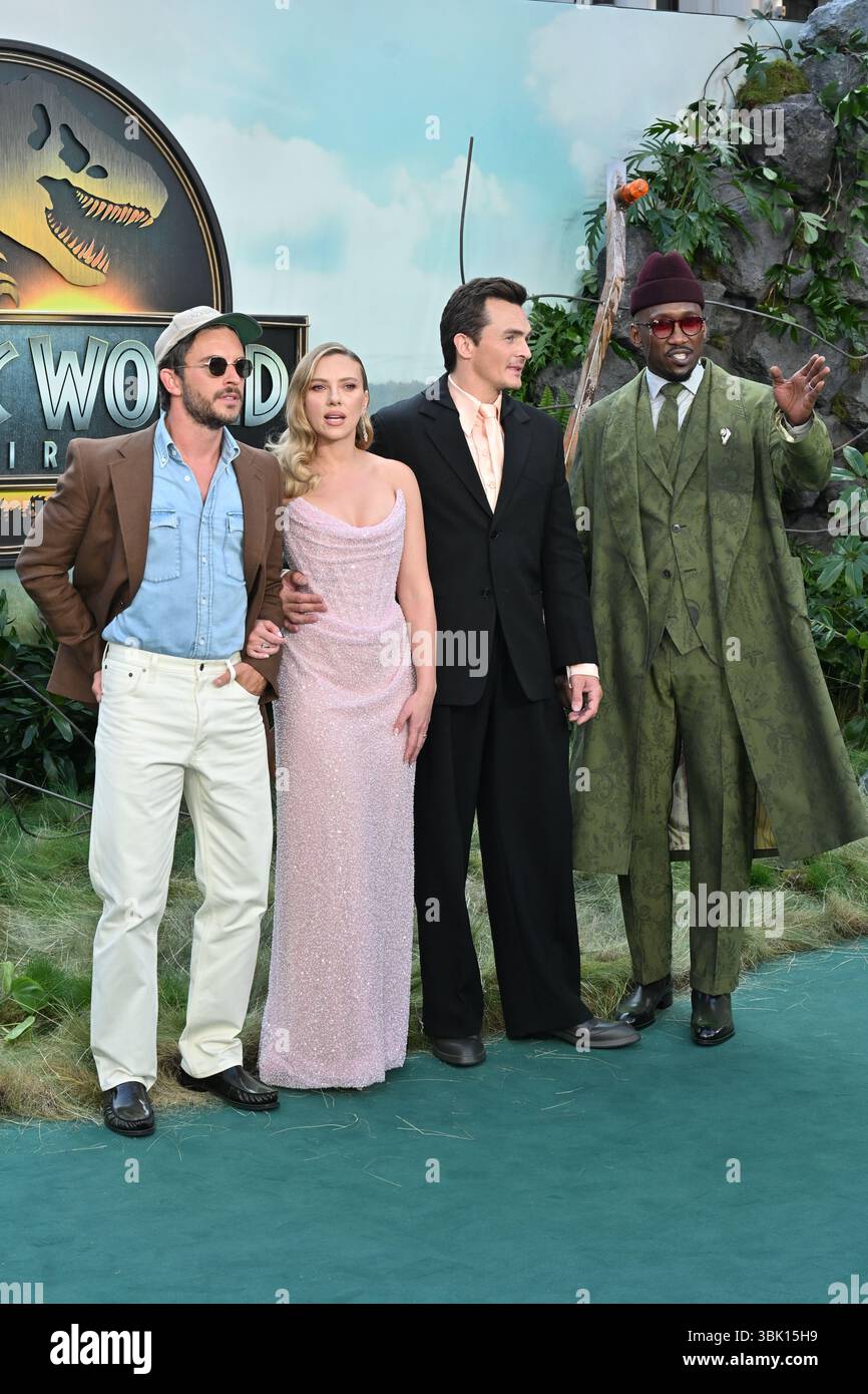 London, UK. 17th June, 2025. (L-R) Jonathan Bailey, Scarlett Johannson ...