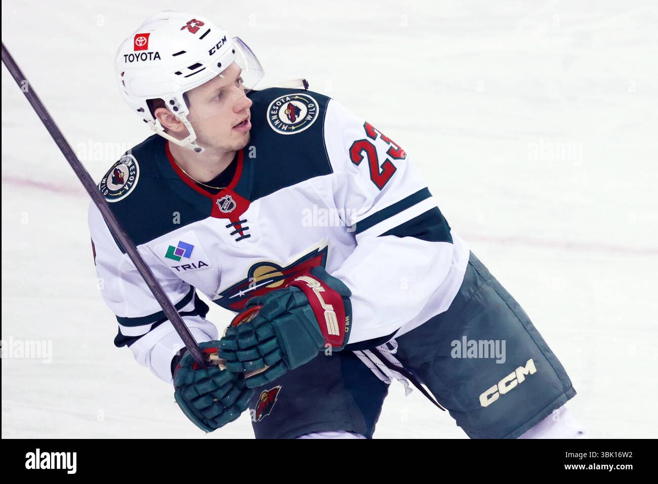 Profile photo on Minnesota Wild C Marco Rossi, from Austria, during an ...