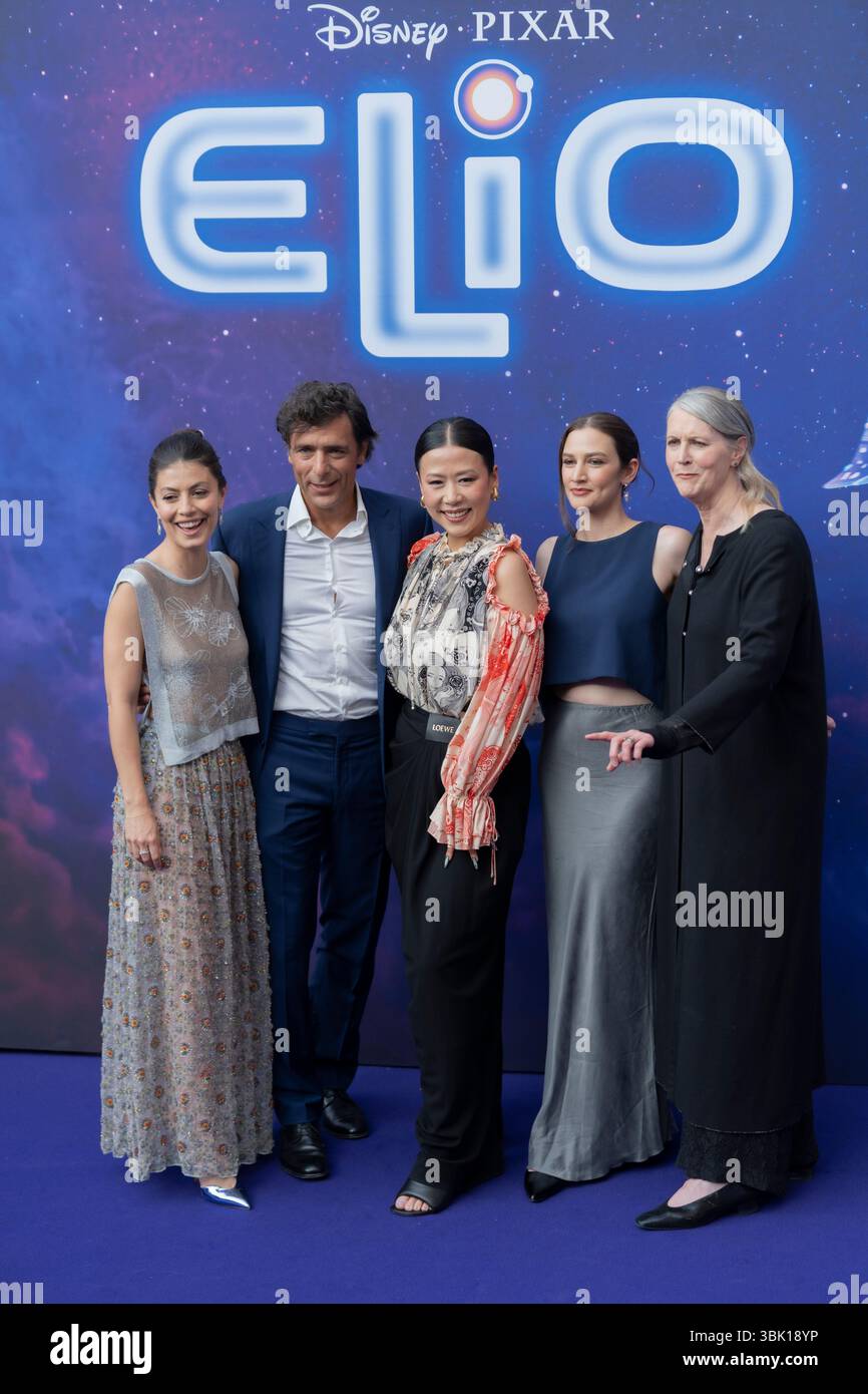 Rome, Italy, June 16, 2025 - Madeline Sharafian, Domee Shi, Mary Alice ...