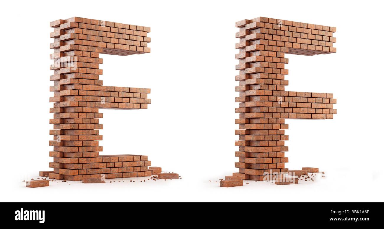 E F Alphabet Symbols,Letter Stock Photo - Alamy