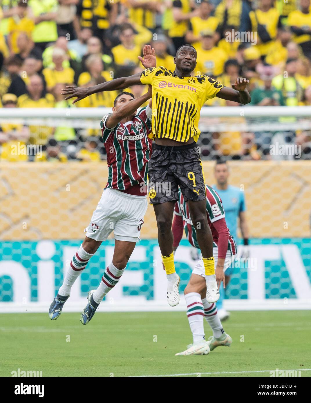 East Rutherford, NJ, June 17, 2025: Serhou Guirassy (9) of Borussia ...